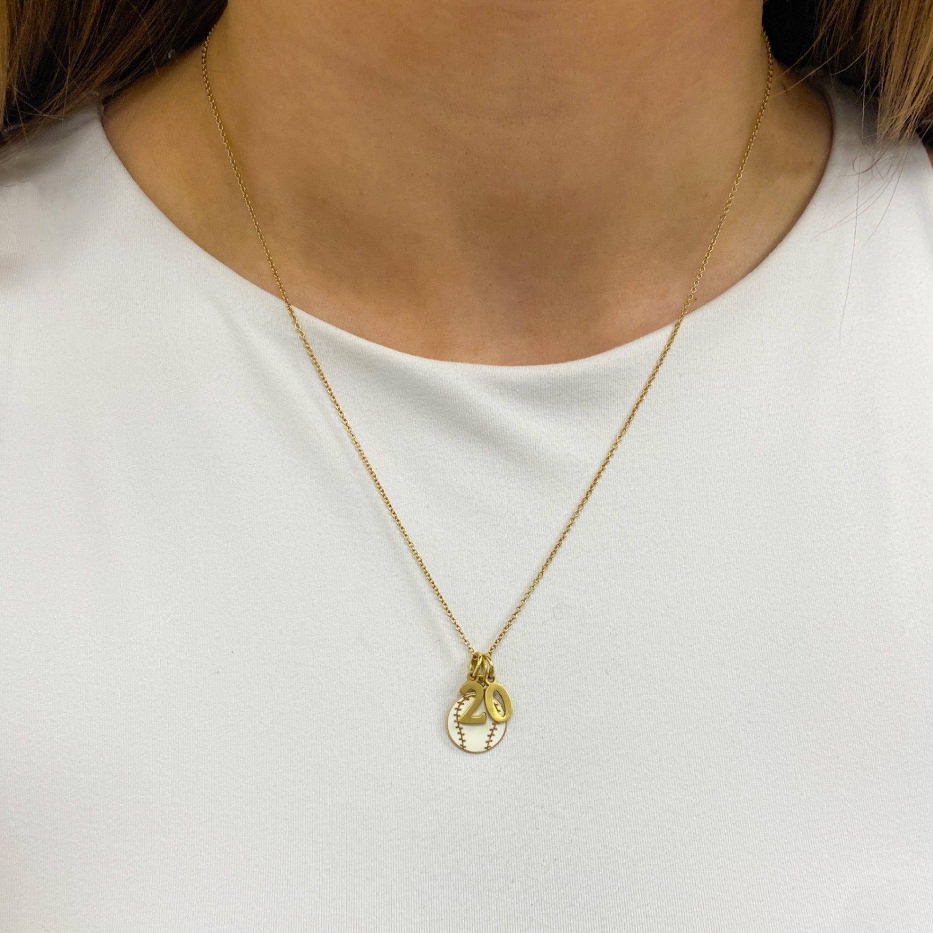 Petite Number 3 Charm - Carter's Collective Fine Jewelry